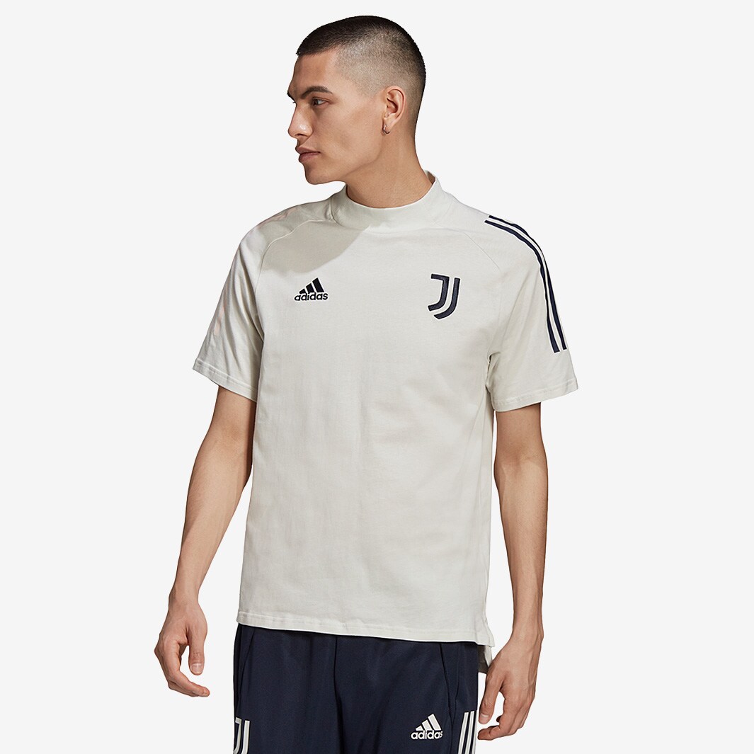 Adidas Juventus 20 21 Tee Orbit Grey Legend Ink Mens Replica Tops