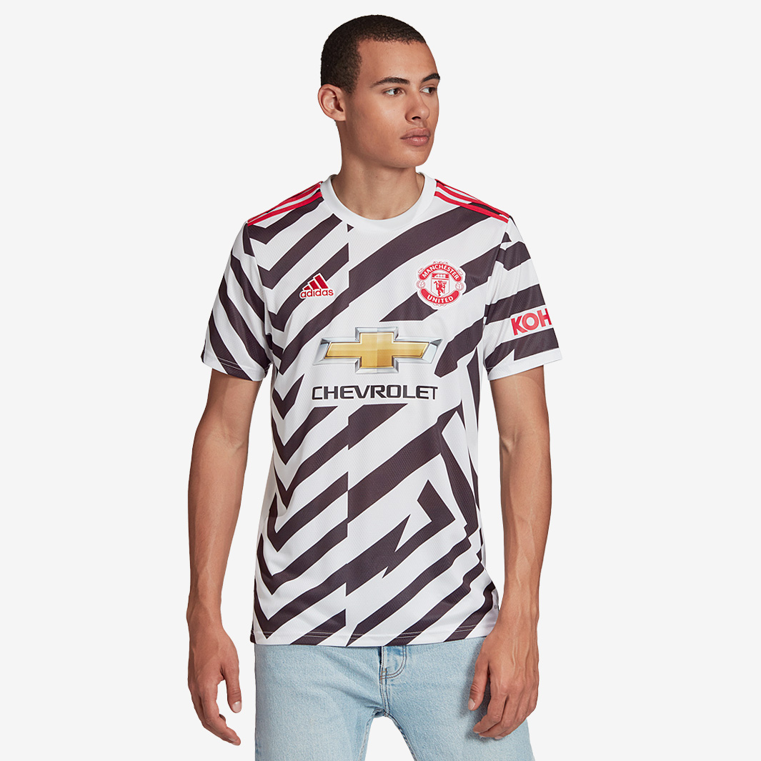 Maillot adidas Manchester United 20/21 Troisième - Blanc/Noir ...