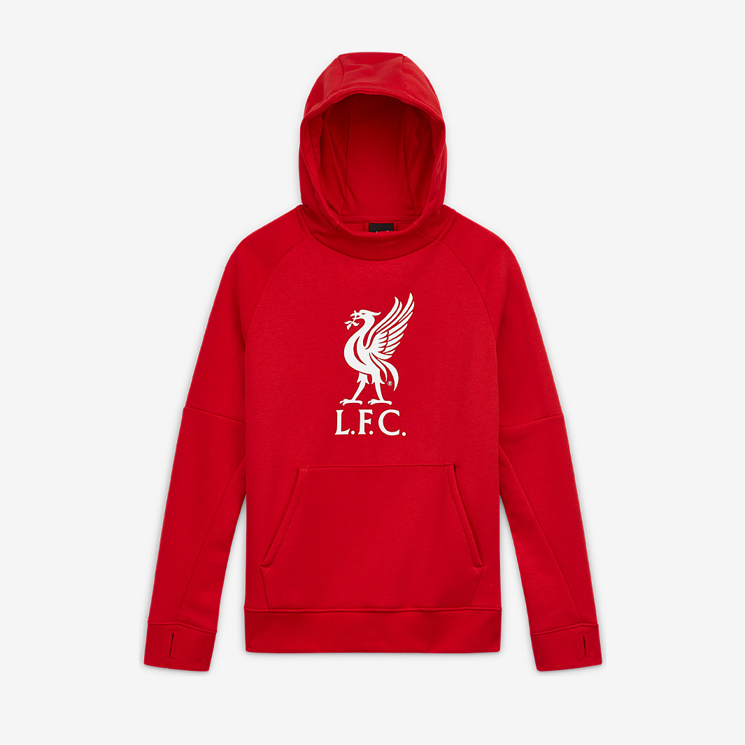 Nike Liverpool 20/21 Kids GFA Fleece Hoodies - University Red/White ...