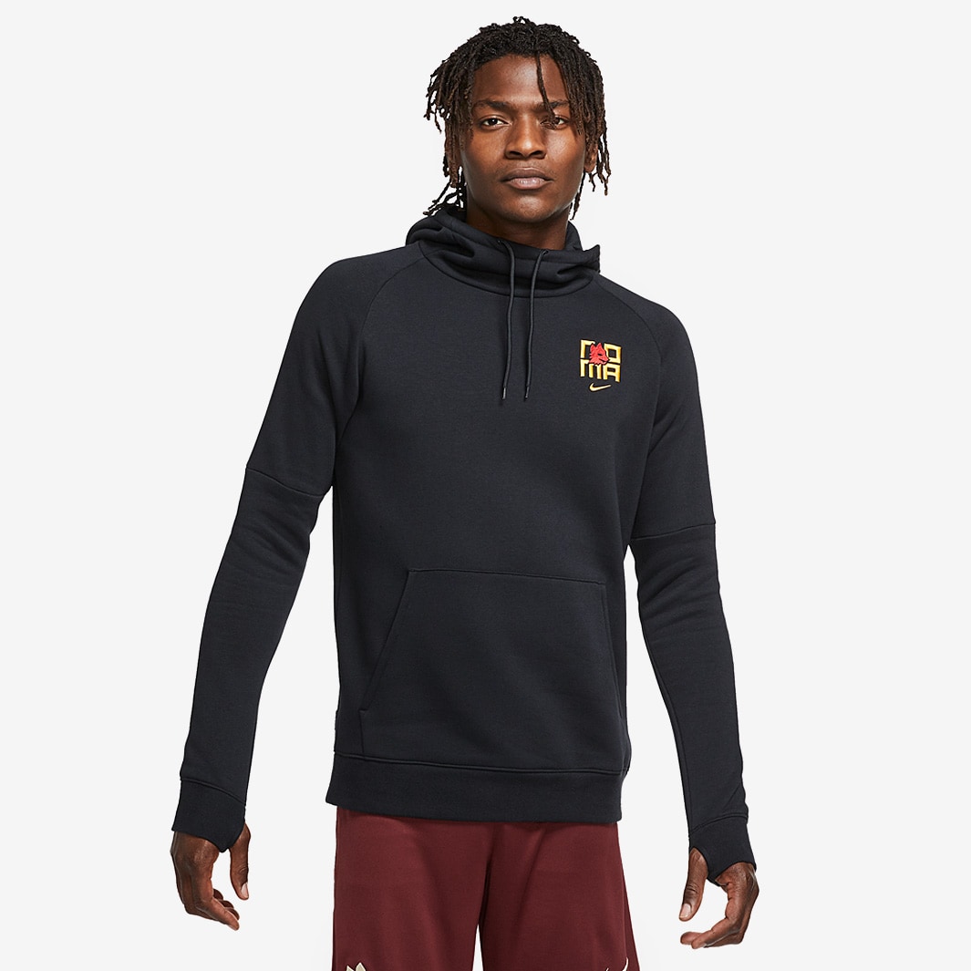 Nike Roma 20/21 GFA Fleece Hoodie - Black/University Gold - Mens ...