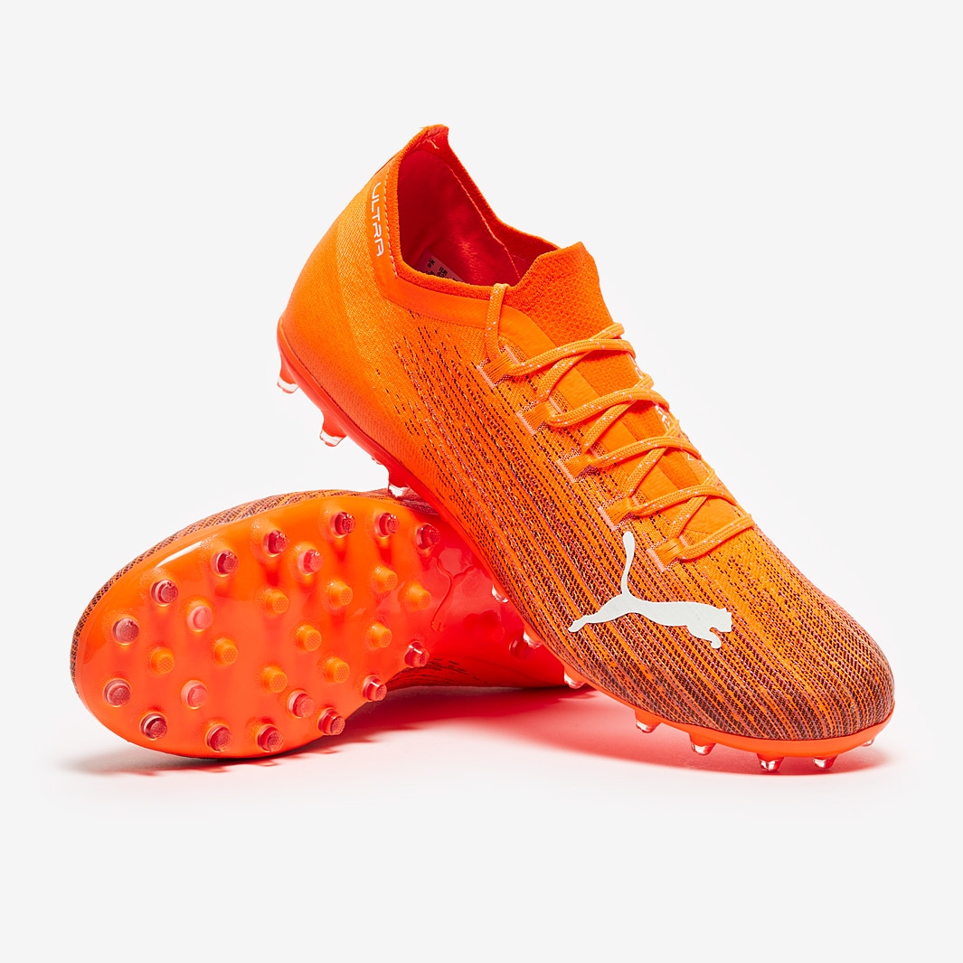 Puma Ultra 1.1 AG - Shocking Orange/Black - Artificial Grass - Mens ...