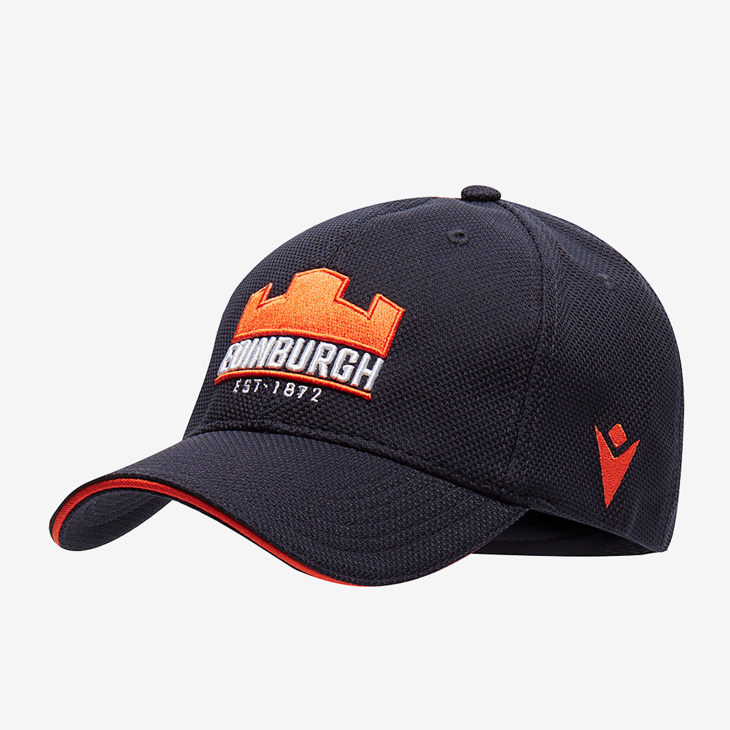 Macron Edinburgh 20/21 Baseball Cap - Navy/Orange - Mens Replica | Pro ...