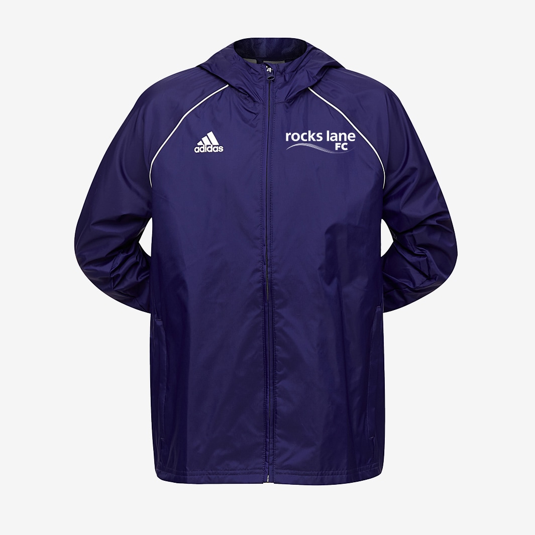 Rocks Lane Junior Rain Jacket - Dark Blue/White - Partner Clubs | Pro ...