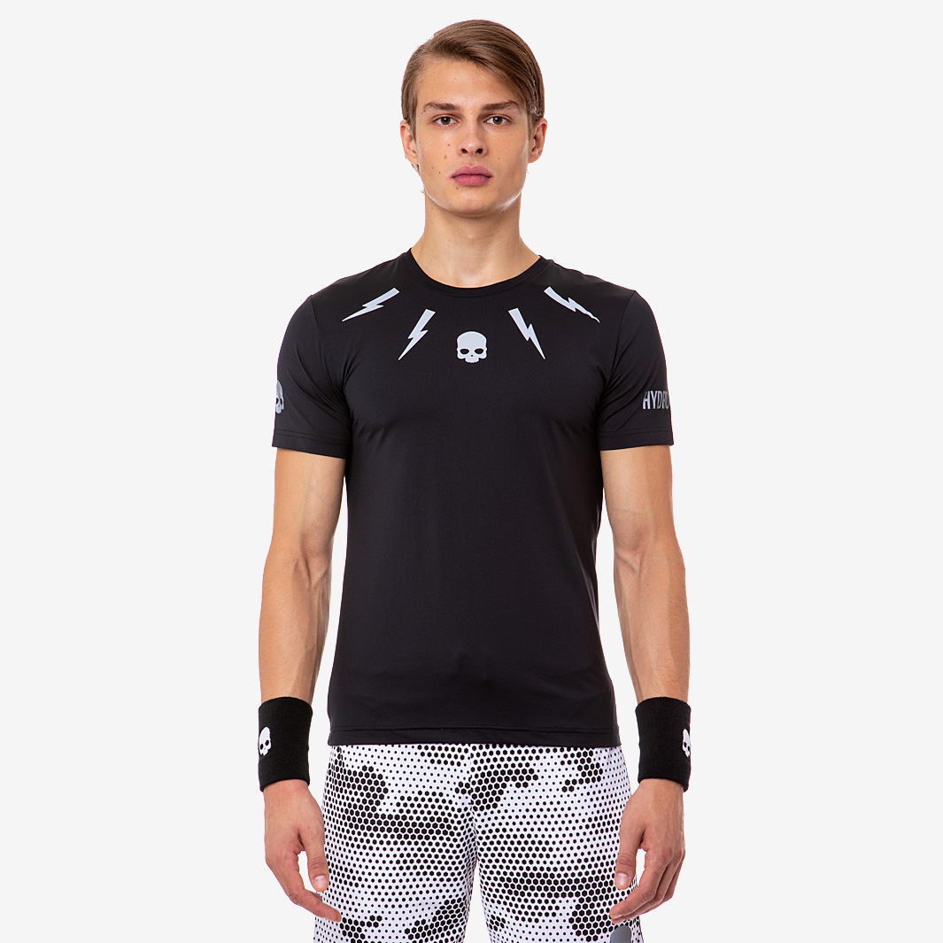 Hydrogen Tech Storm Tee - Black - Mens Clothing | Pro:Direct Tennis