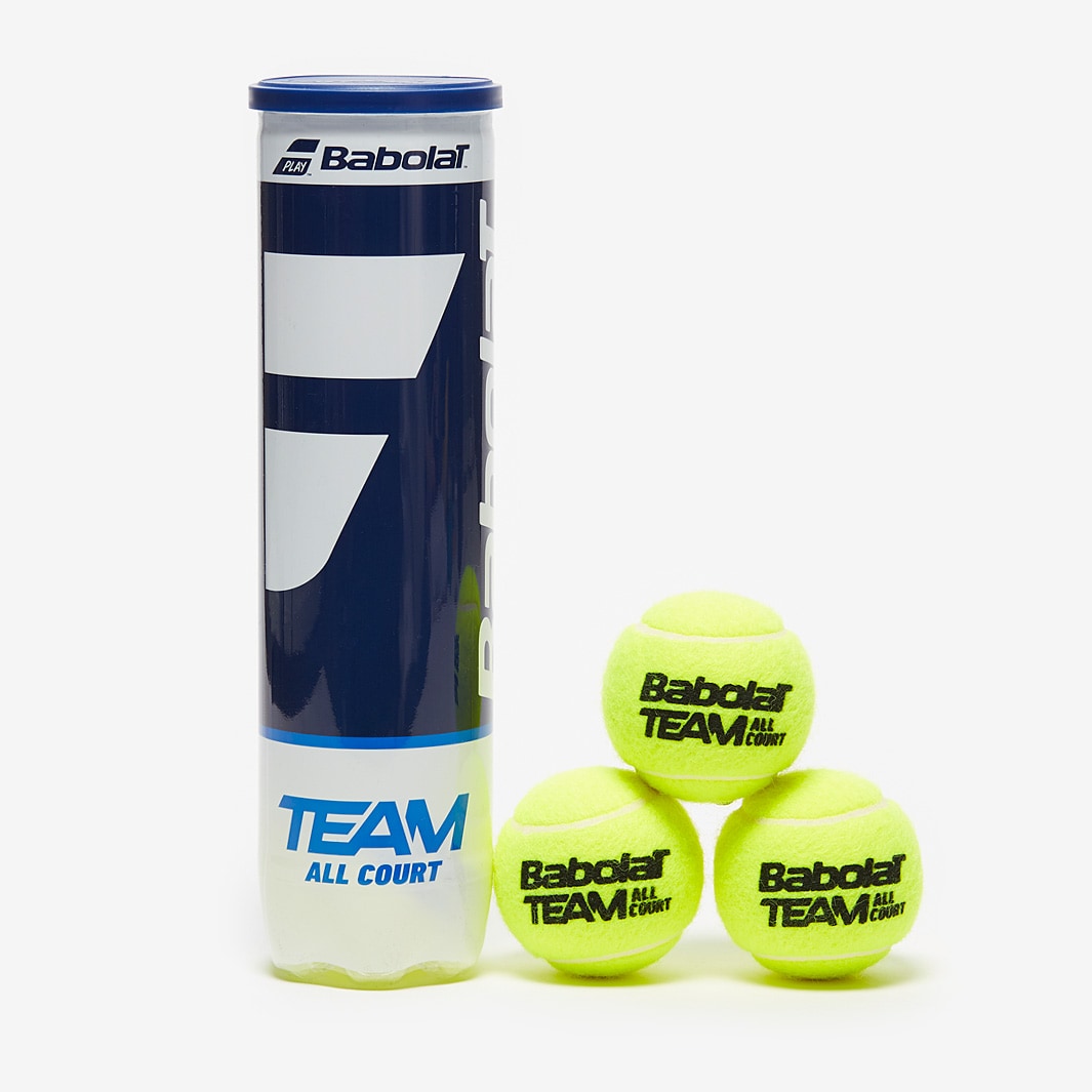 Babolat Team All Court 4 Ball Tube - Yellow - Tennis Balls