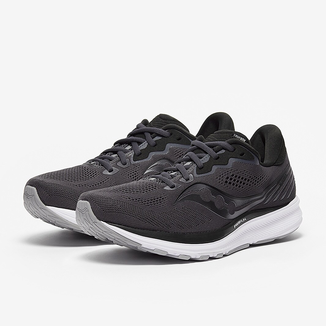 Saucony Ride 14 - Black / White - Mens Shoes