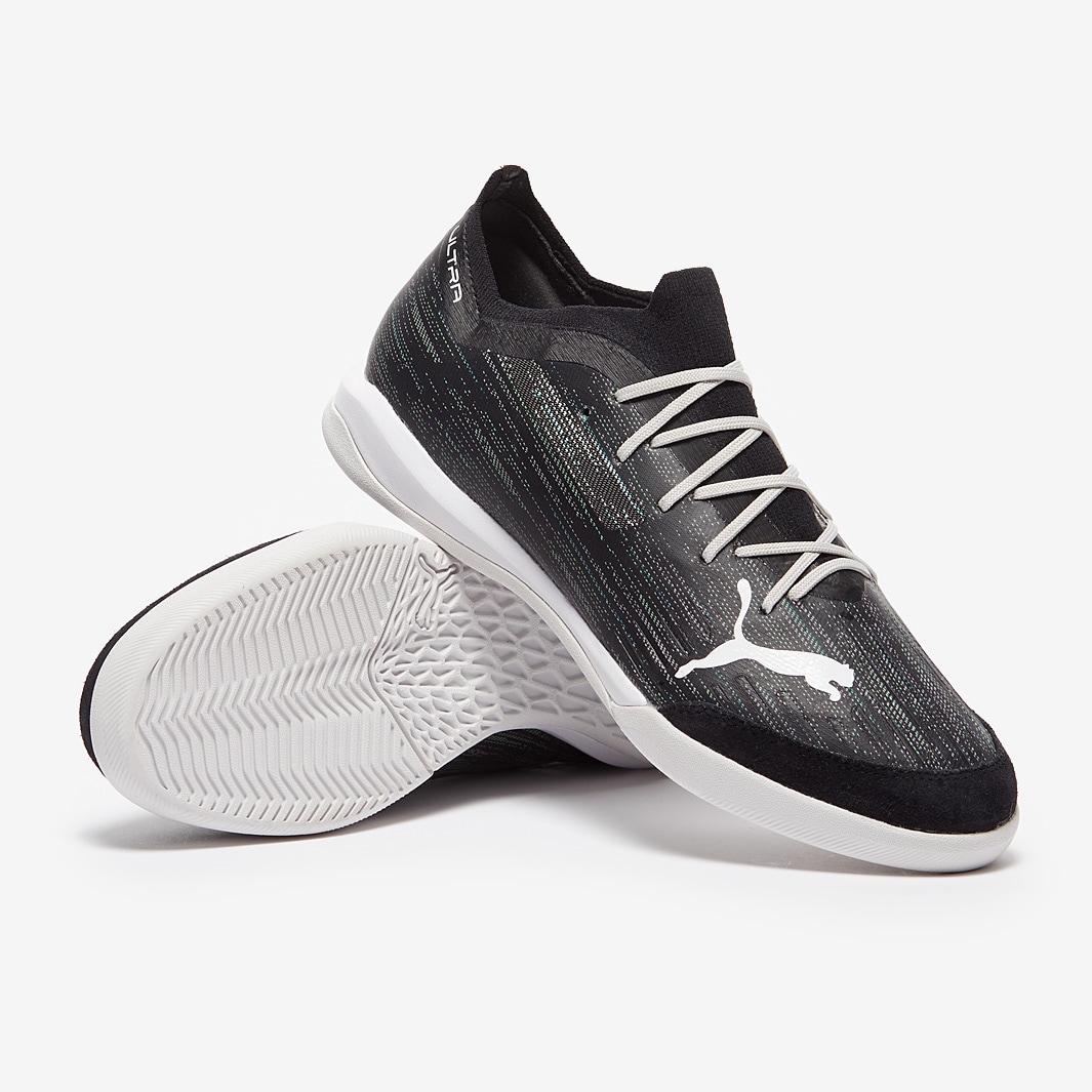 PUMA Ultra 1.2 Pro Court - Noir/Glacier Gray/Elektro Green/Bleu ...