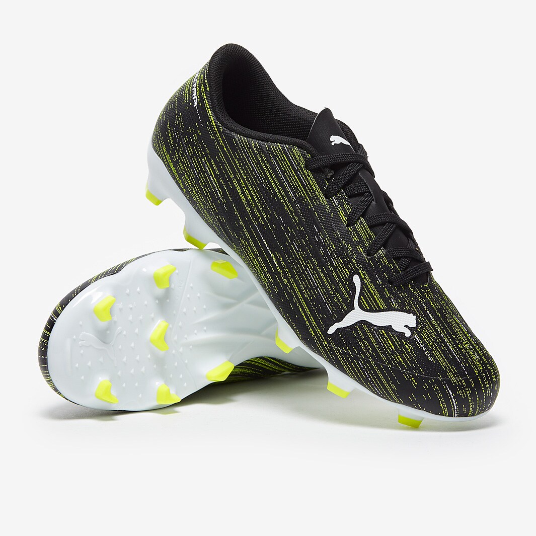 Puma Ultra 4.2 FG/AG para niños - Negro/Blanco/Amarillo - Botas para ...