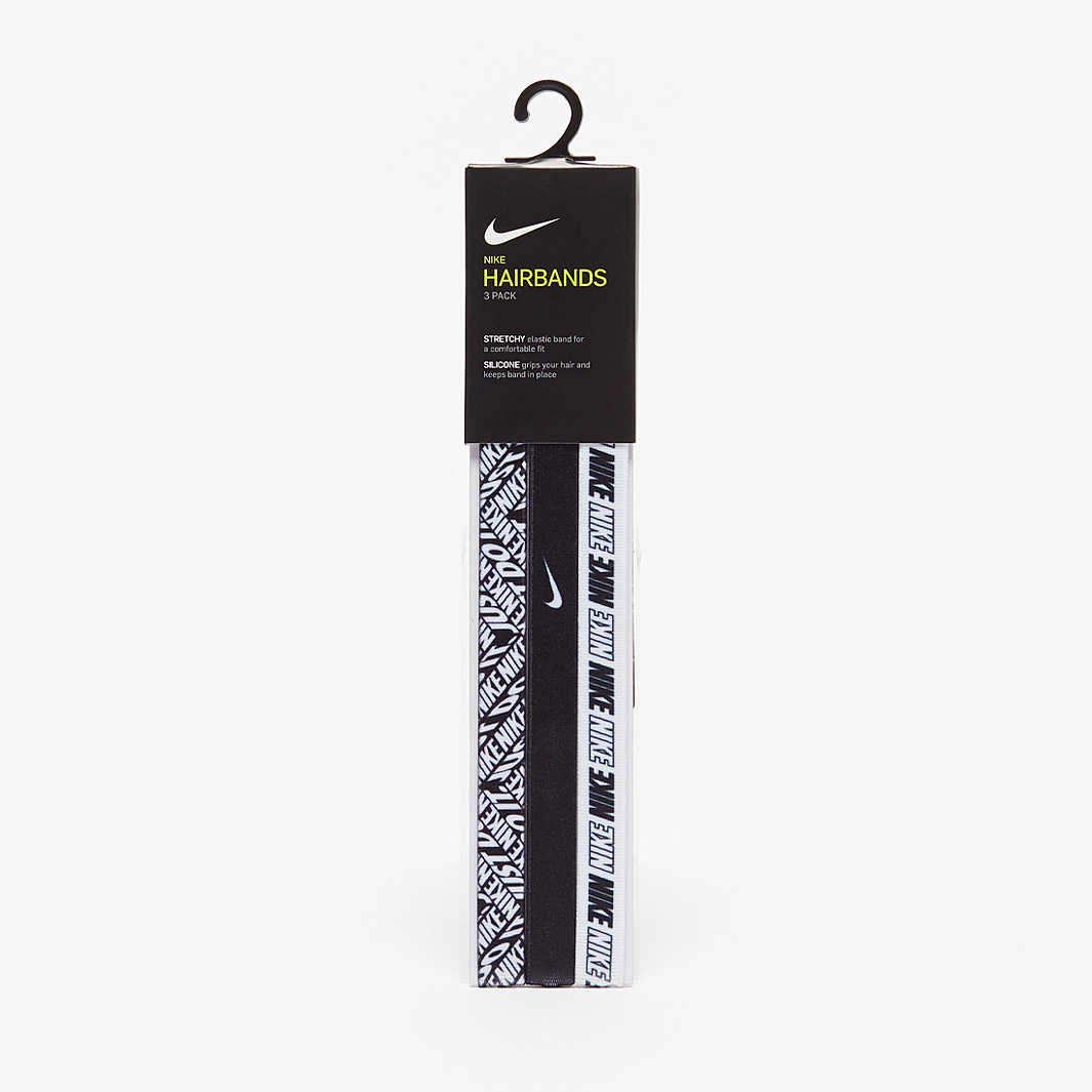 Nike Printed Headbands 3PK - Black/Black/Black - JN.94-903D