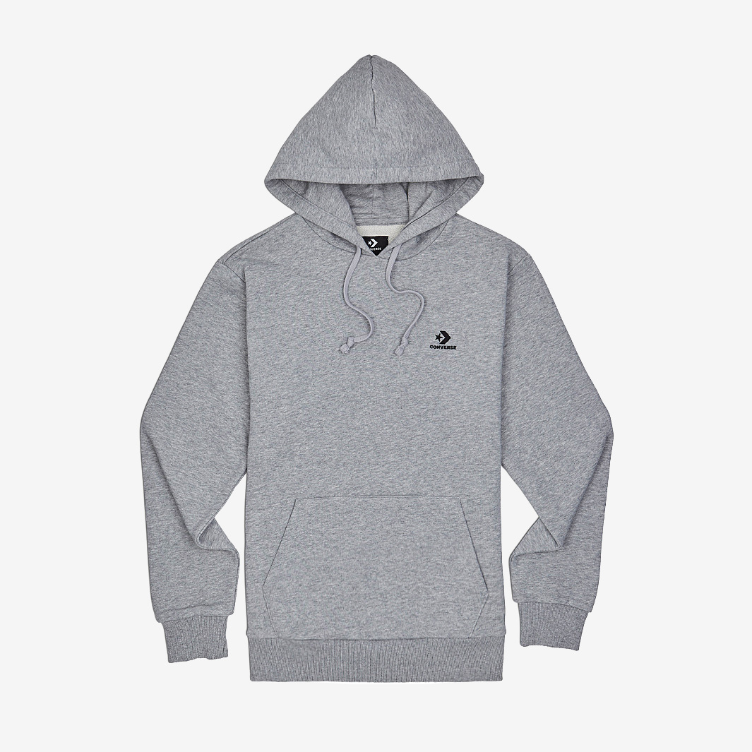 Converse Embroidered Star Chevron Pullover Hoodie Ft - Grey - Tops ...