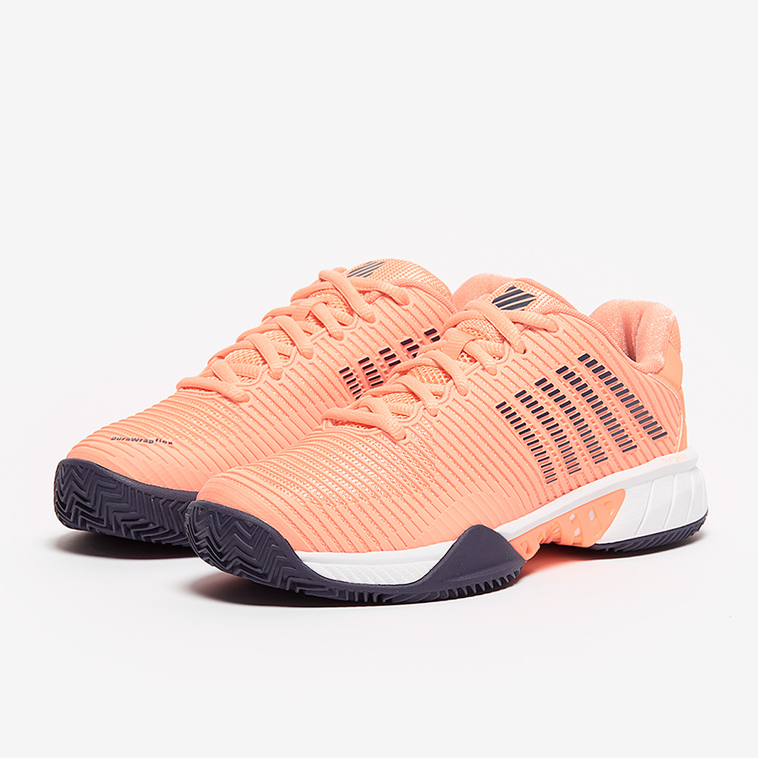 K-Swiss Womens Hypercourt Express 2 HB - Peach Nectar/Graystone/White ...