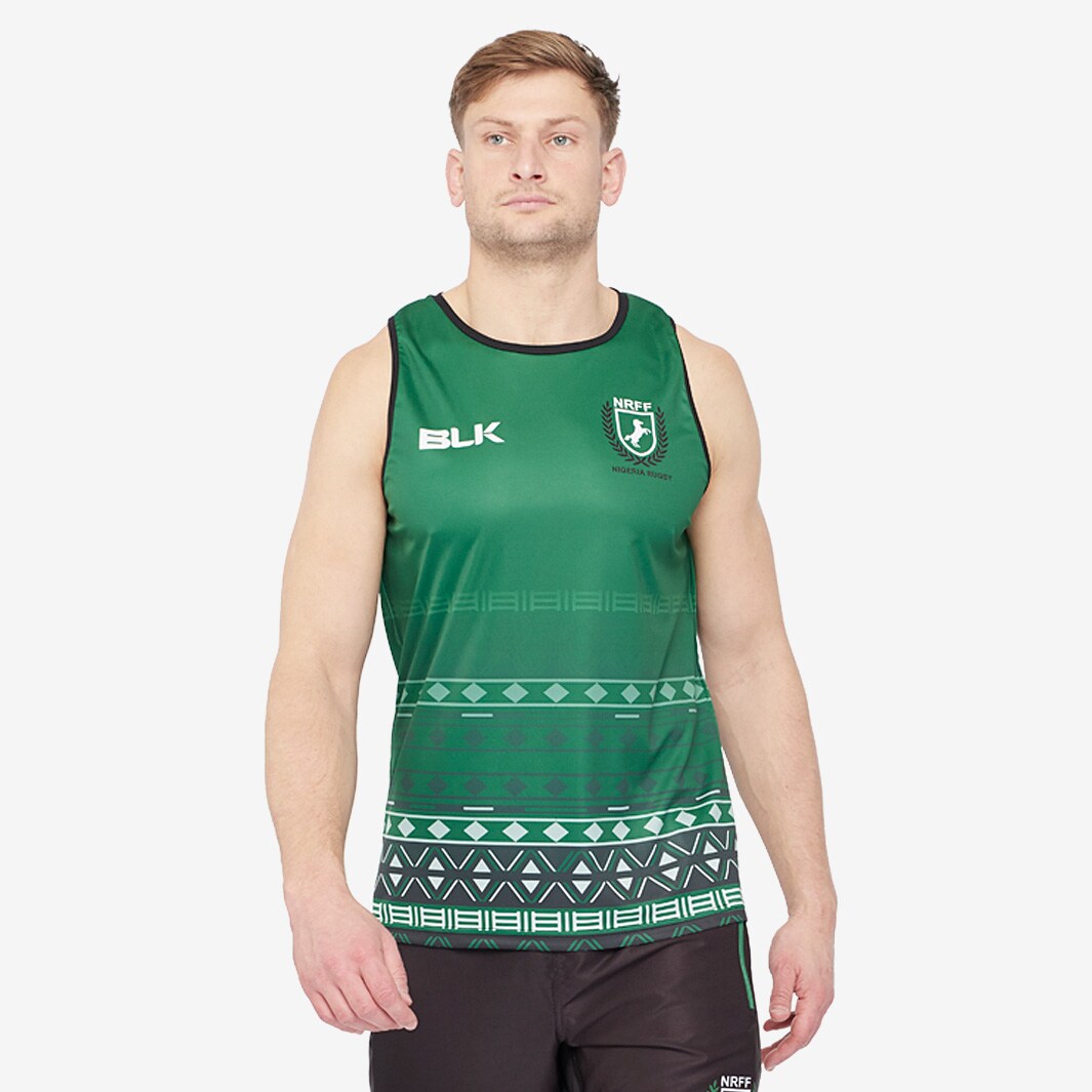BLK Nigeria 2021 Singlet - Green - Mens Replica | Pro:Direct Rugby