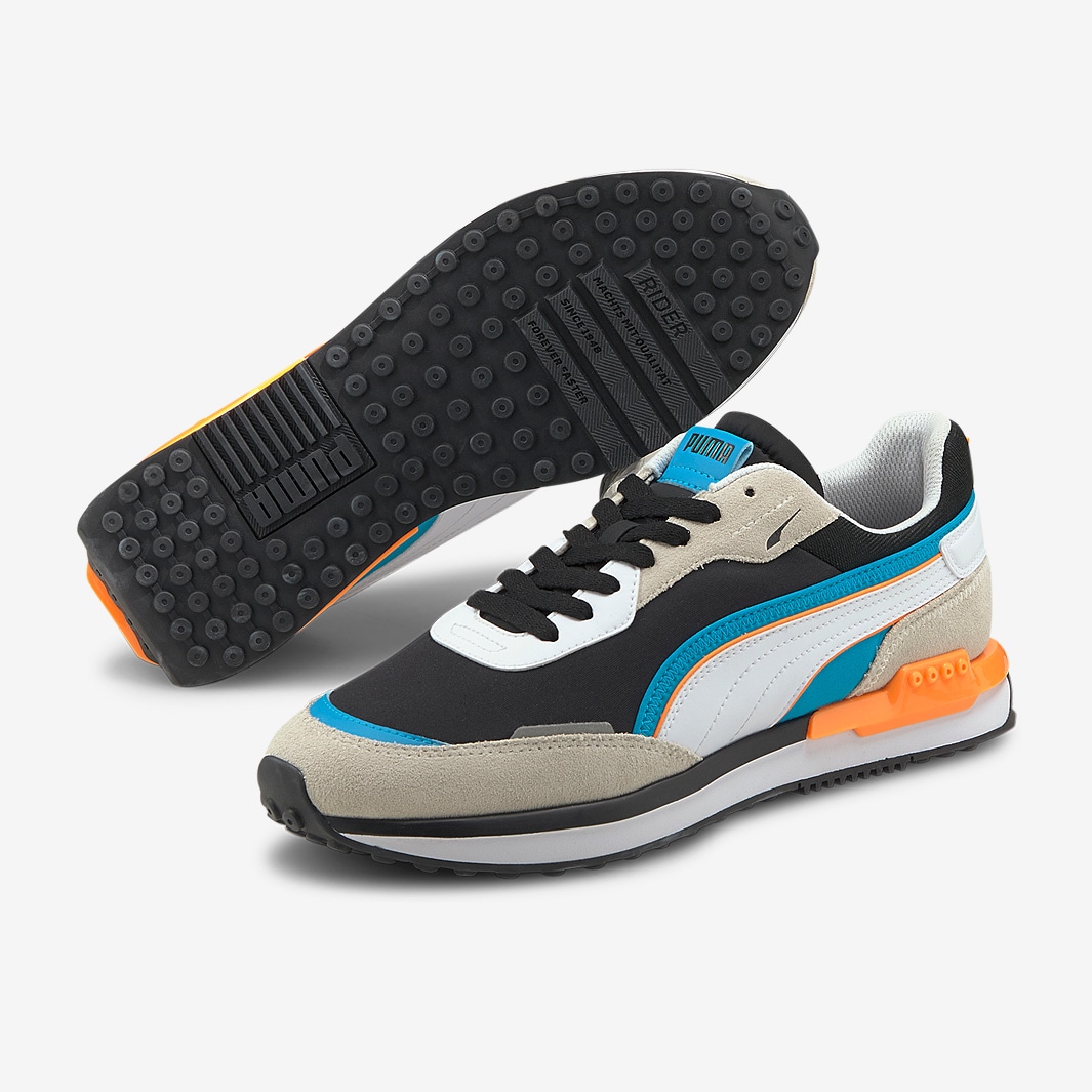 Puma City Rider - Grey/Black - Trainers - Mens Shoes