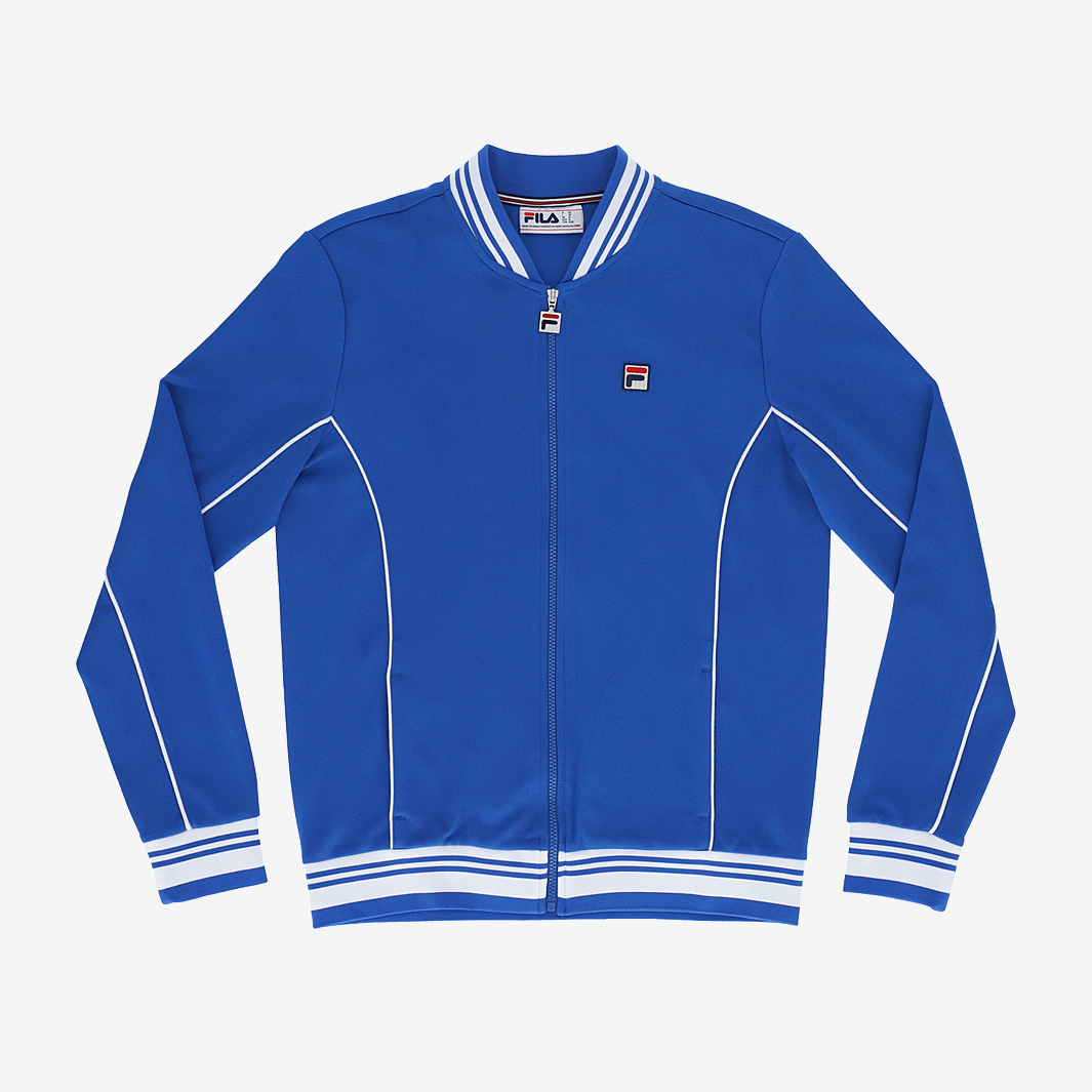 FILA Baranci Classic Track Top - Lapis Blue/White - Tops - Mens Clothing