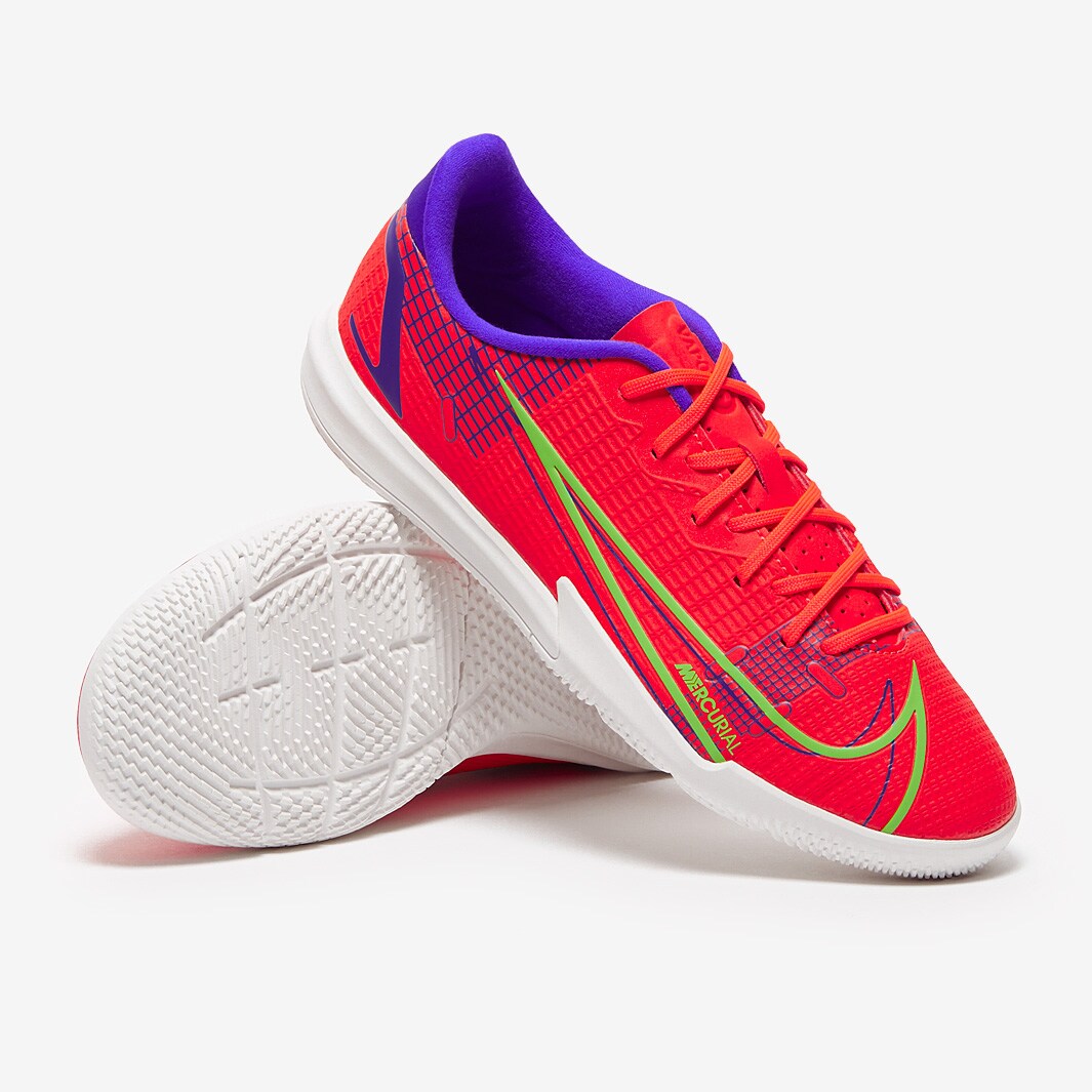 Nike Kids Mercurial Vapor XIV Academy IC - Bright Crimson/Metallic ...