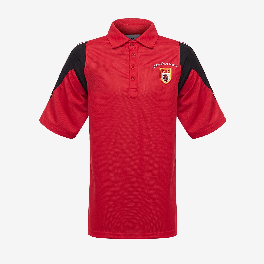 St Cuthbert Mayne Junior Polo Shirt - Red - Partner Clubs | Pro:Direct ...