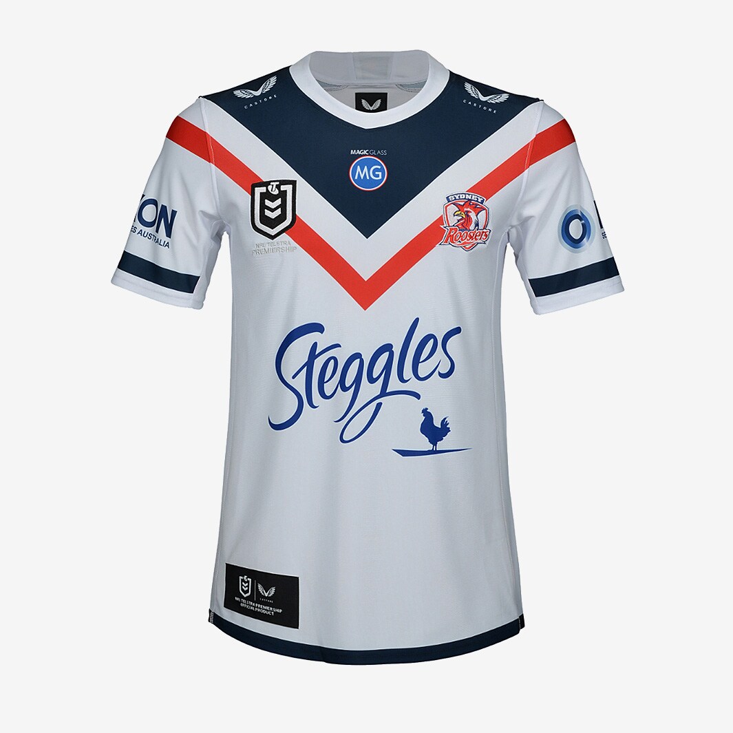 Castore Sydney Roosters 2021 Alternate Replica Shirt - White - Mens ...