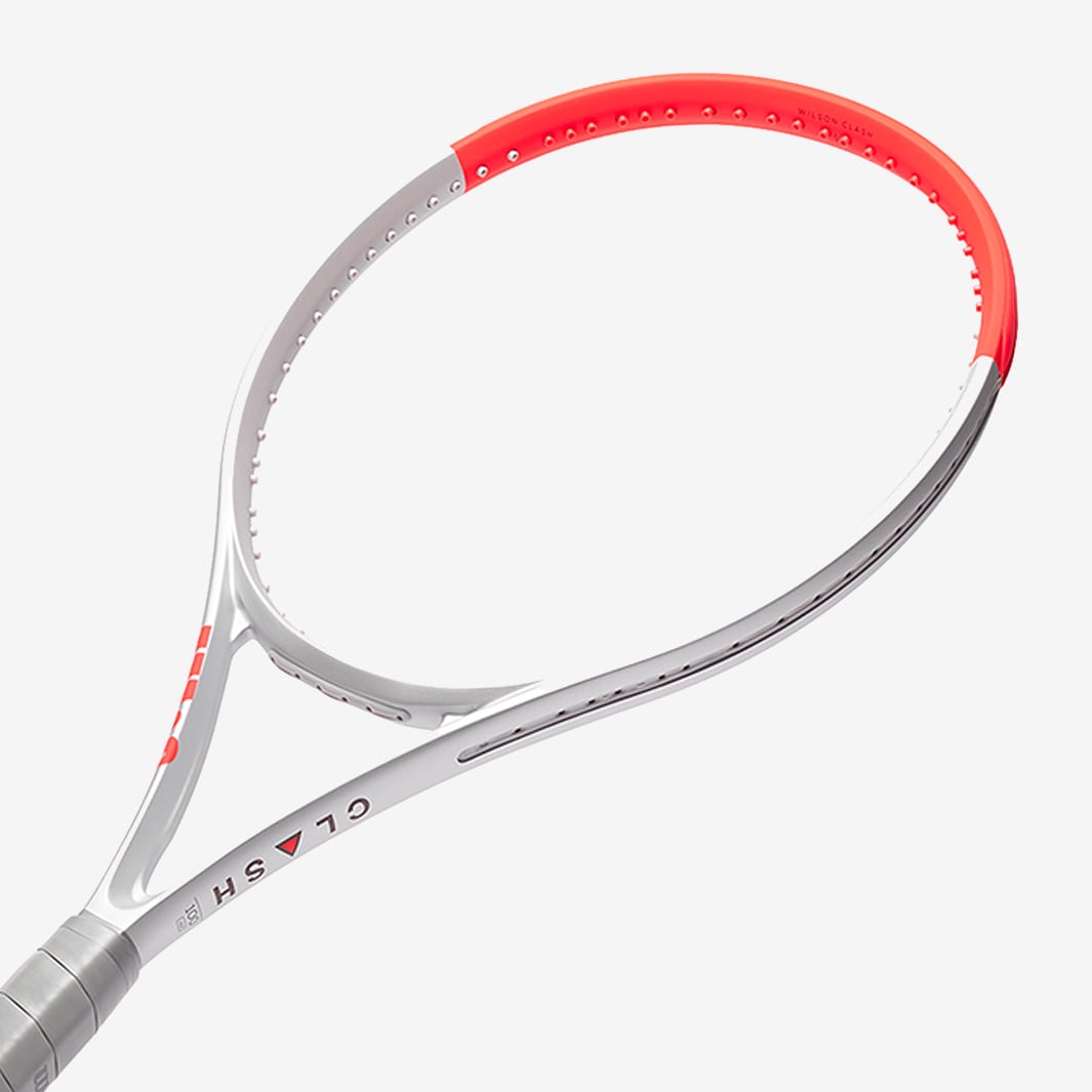 Wilson Clash 100 Silver - Silver/Red - Mens Rackets | Pro:Direct Tennis
