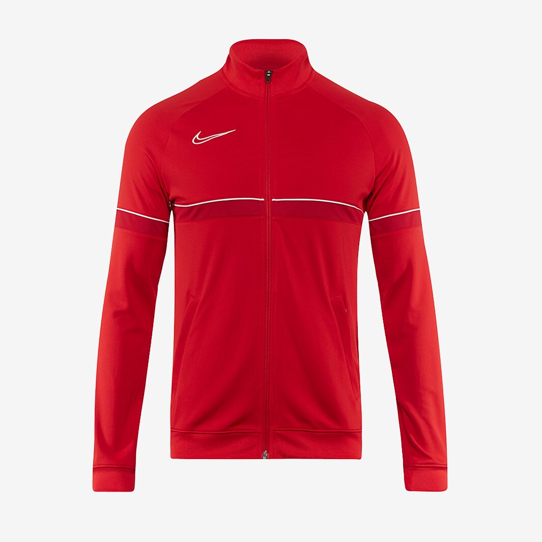 Nike Dri-FIT Junior Academy 21 Knitted Track Jacket - University Red ...