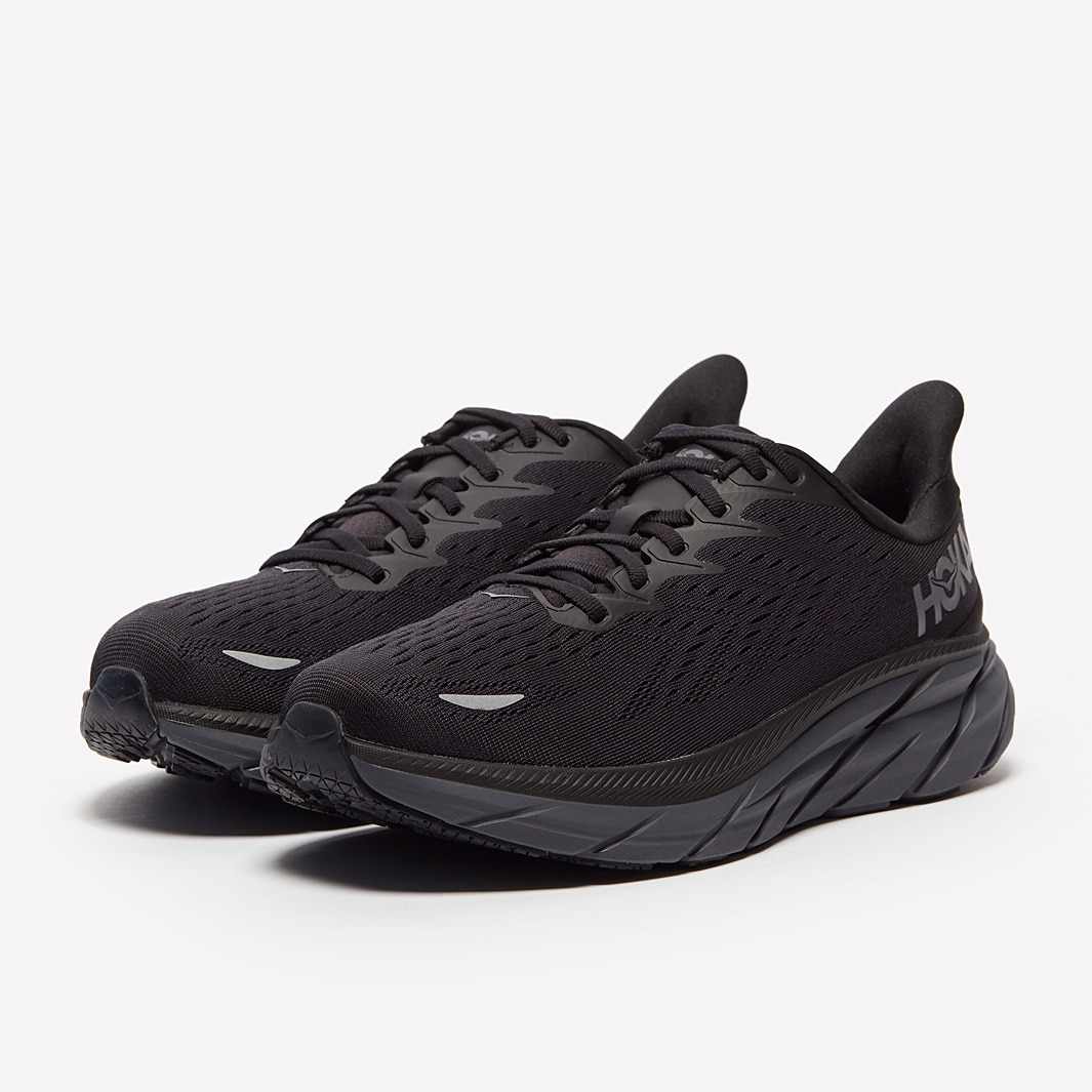 Hoka Clifton 8 - Black/Black - Mens Shoes | Pro:Direct Running