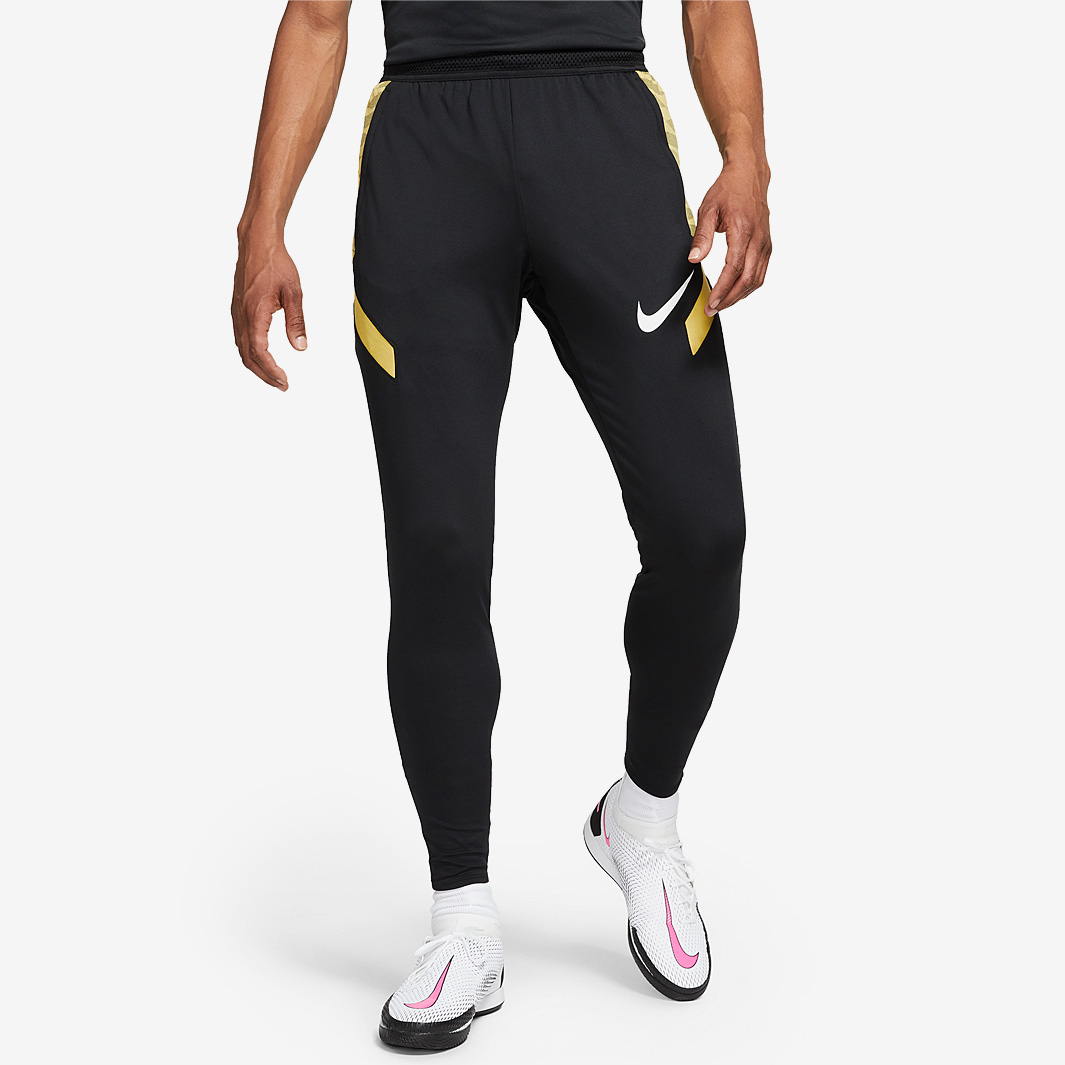 Nike Dry Strike 21 Hose - Schwarz/Saturn Gold/Weiß - Herrenbekleidung ...