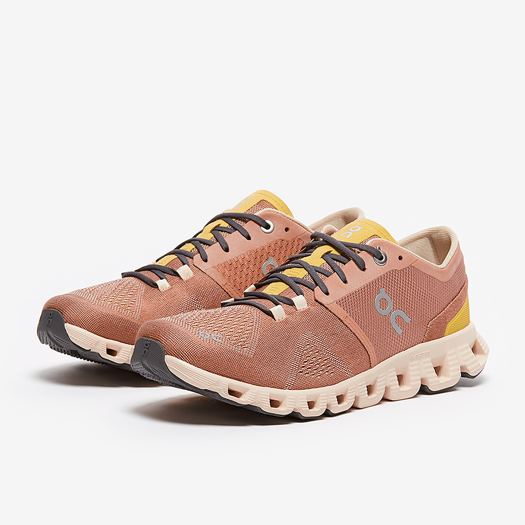 On Womens Cloud X - Mocha/Sand - Womens Shoes