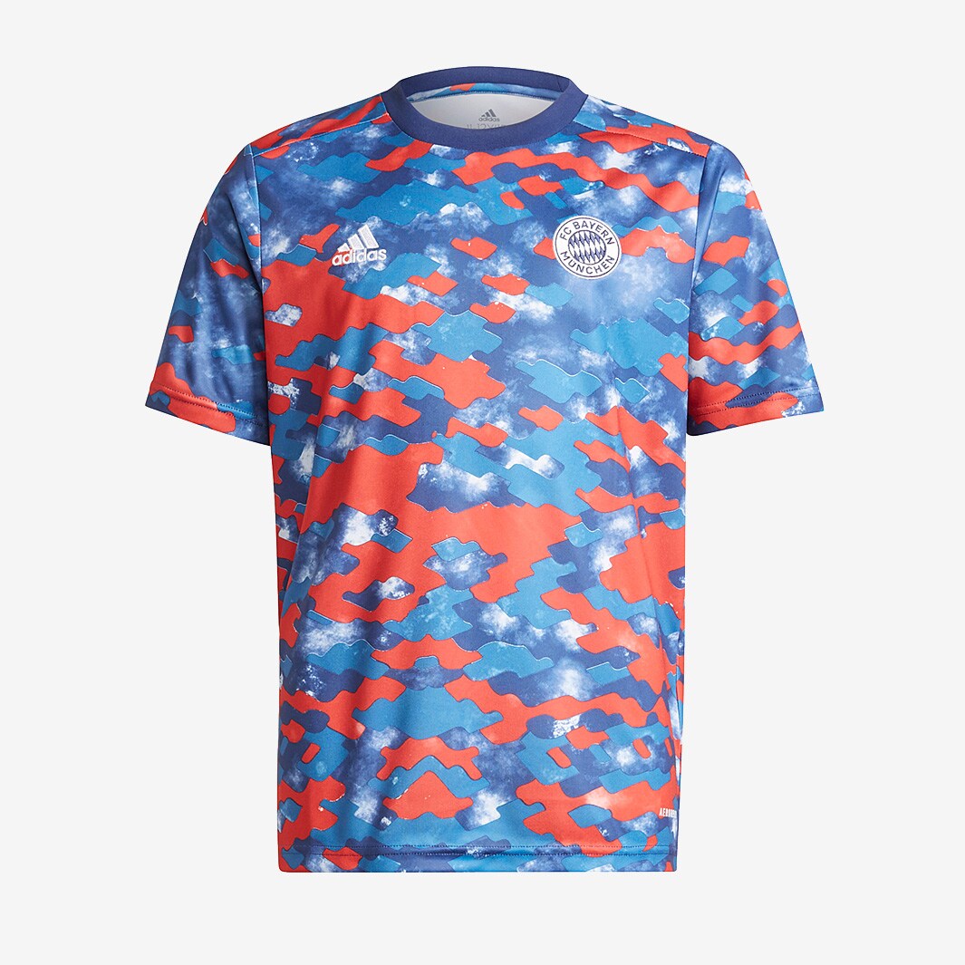 adidas FC Bayern Munich 21/22 Youths Preshi - Dark Marine/True Red/Dark ...