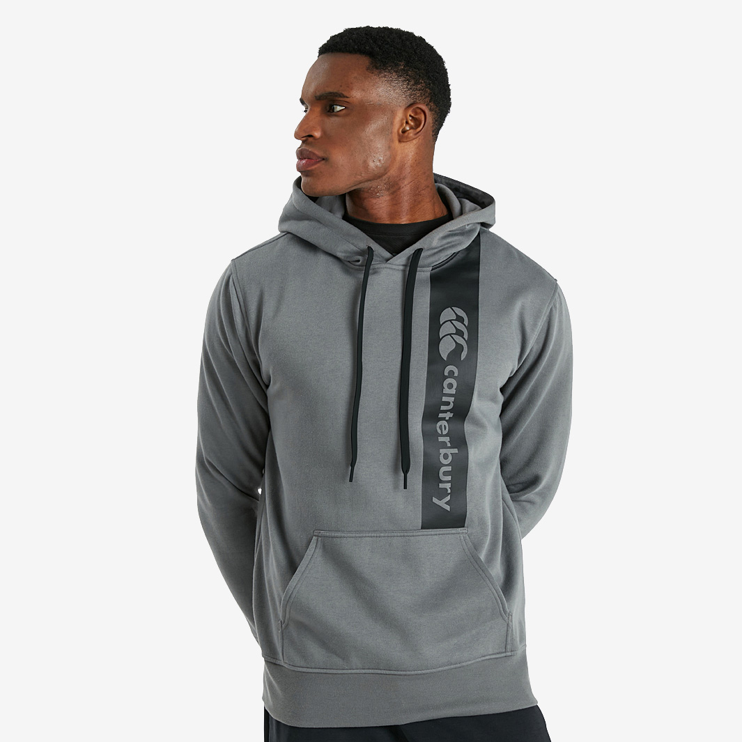 Canterbury Overhead Fleece Hoody - Smoked Pearl - Mens Clothing