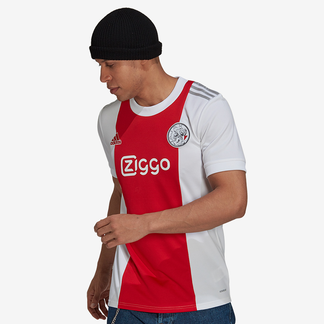 Maglia adidas Ajax 21/22 Primo Kit - Bianco/Team College Rosso ...