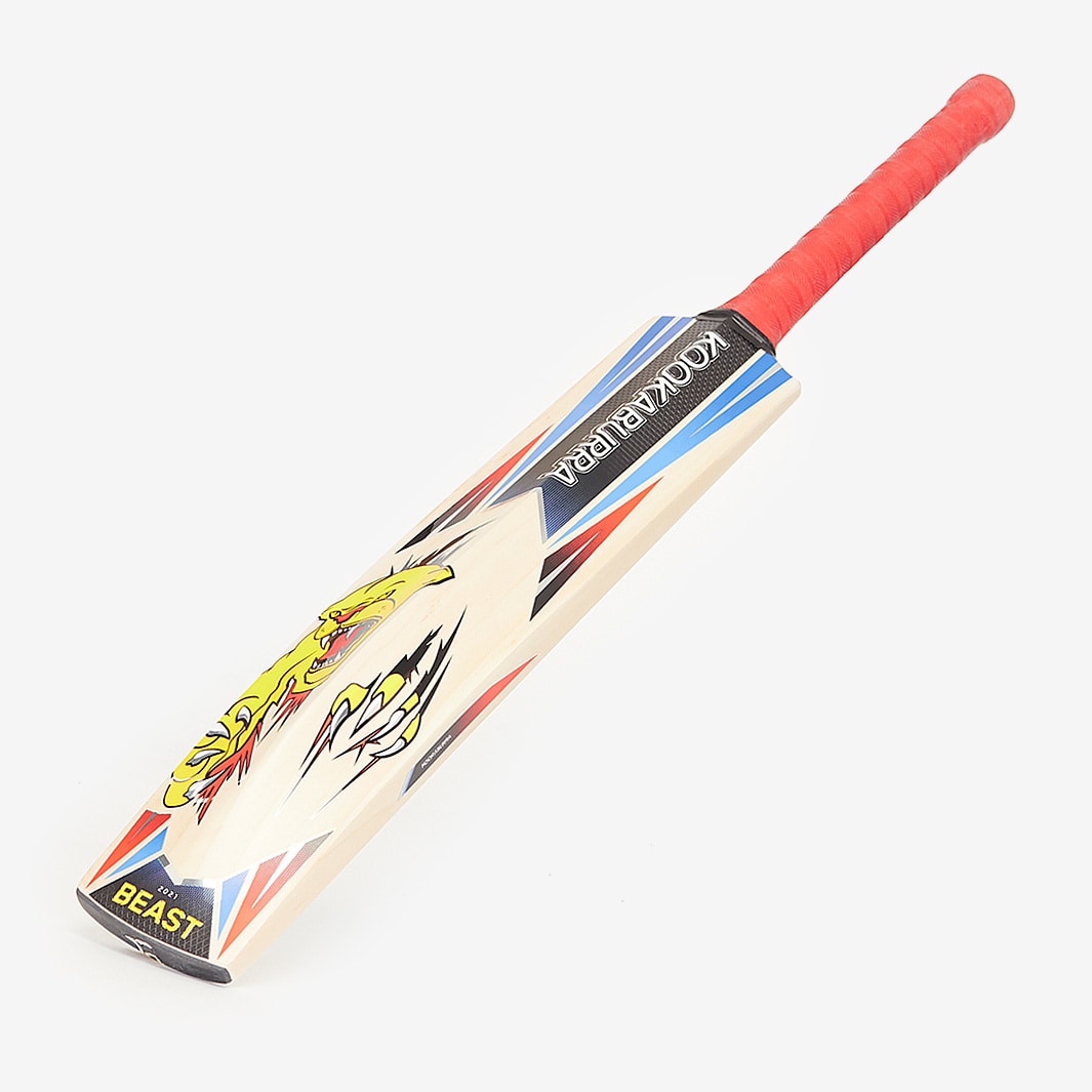 Kookaburra Retro Beast Pro 3.0 Cricket Bat - Blue/Yellow/Red - Cricket ...