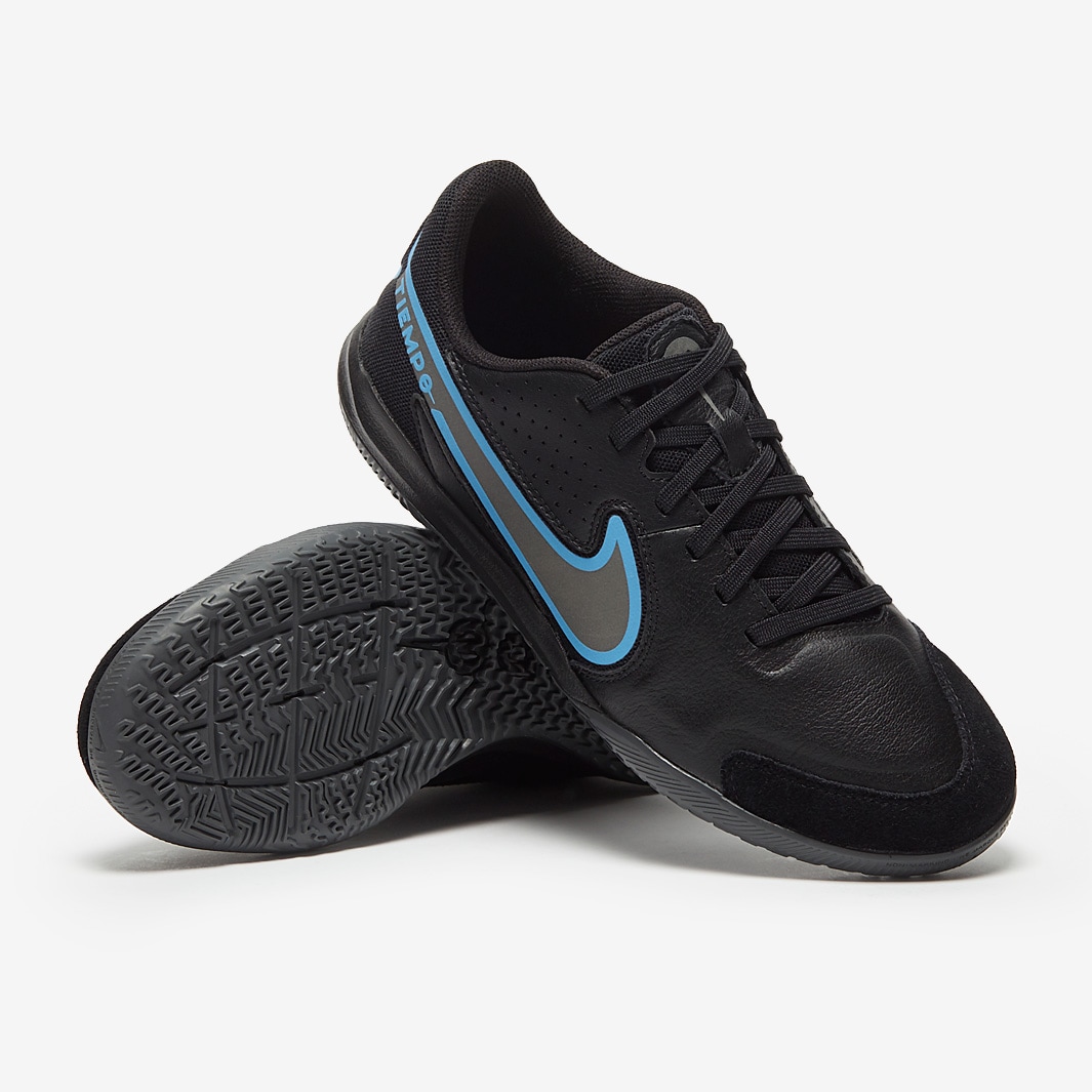 Nike Enfant Legend IX Academy IC - Noir/Noir/Gris Acier - Noir/Noir ...
