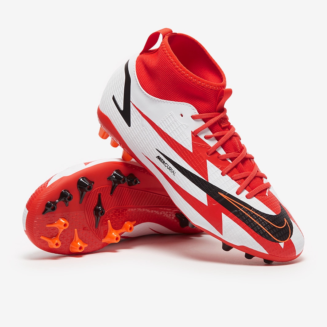 Nike Mercurial Superfly VIII Academy CR7 AG para niños - Chile Rojo ...