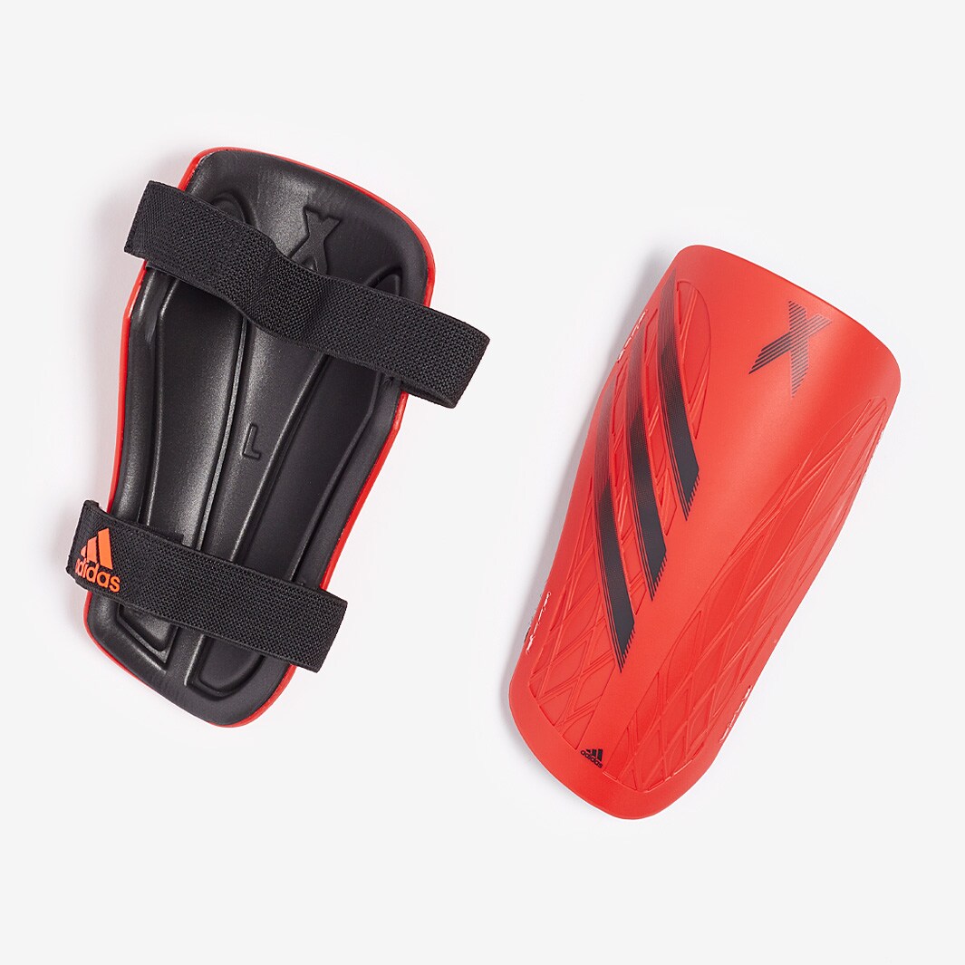adidas X Match Shin Guards - Solar Red/White/Solar Yellow/Black ...