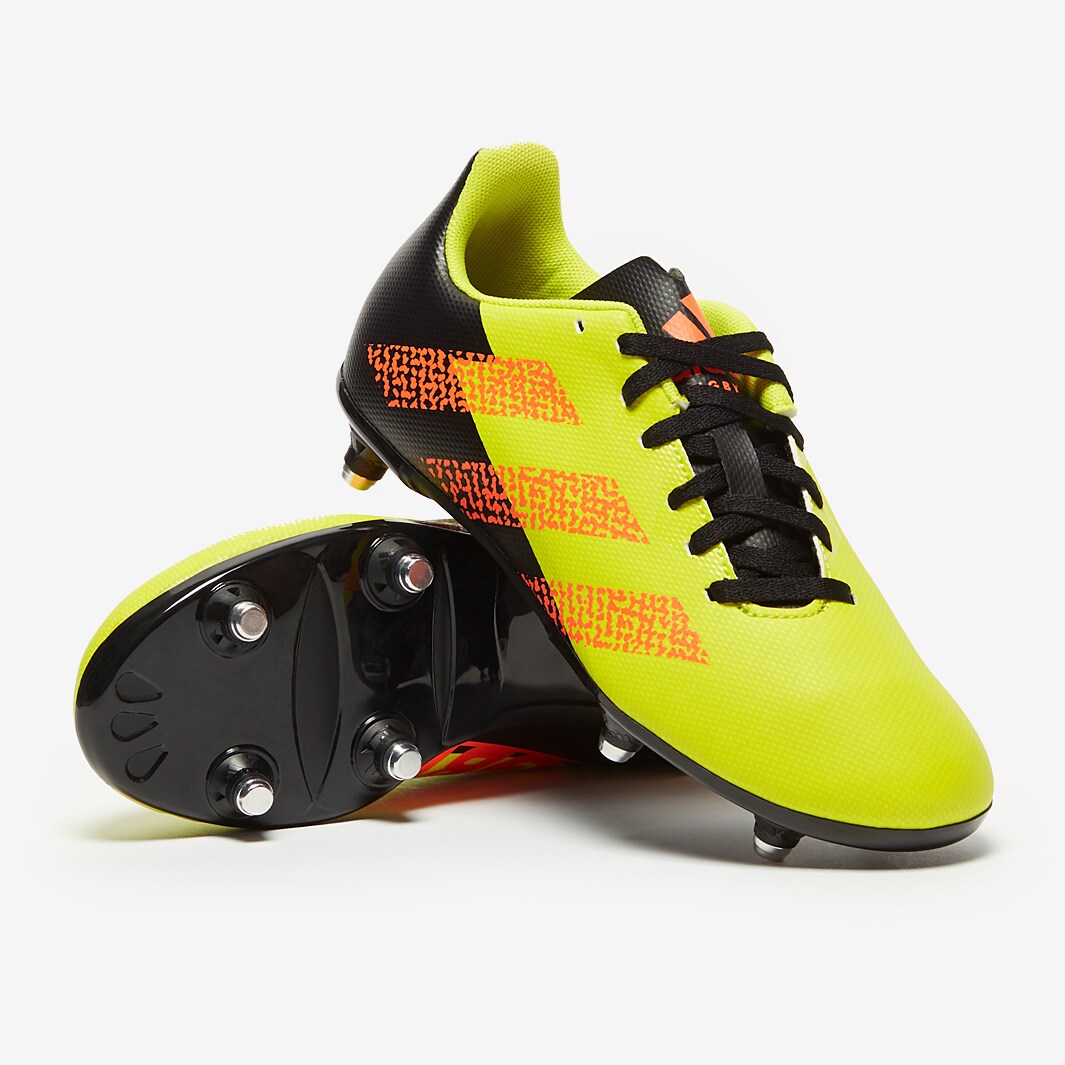 adidas Kids SG Boots - Acid Yellow/Solar Red/Core Black - Junior Boots