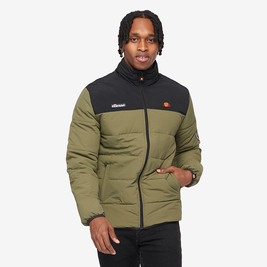 Ellesse Nebula Padded Jacket - Khaki - Tops - Mens Clothing