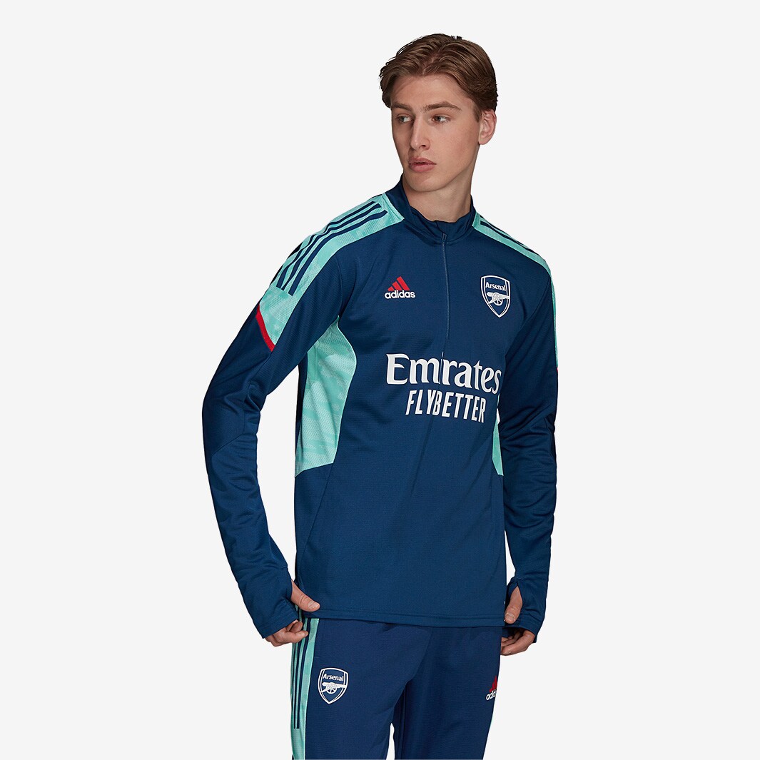 adidas Arsenal 21/22 Cup Training Top - Mystery Blue - Mens Replica
