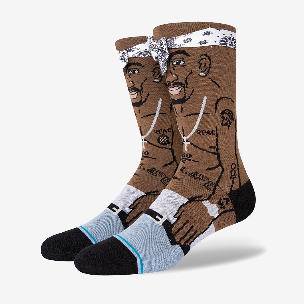 Stance Tupac Resurrected - Black - Socks - Mens Clothing