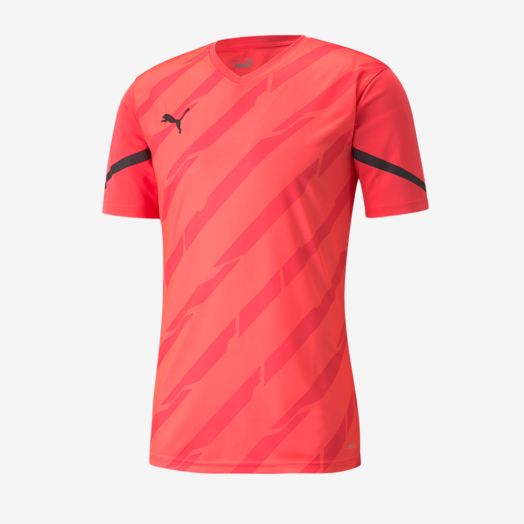 Puma Individual Cup Jersey - Sun Blaze/Puma Black - Mens Clothing | Pro ...