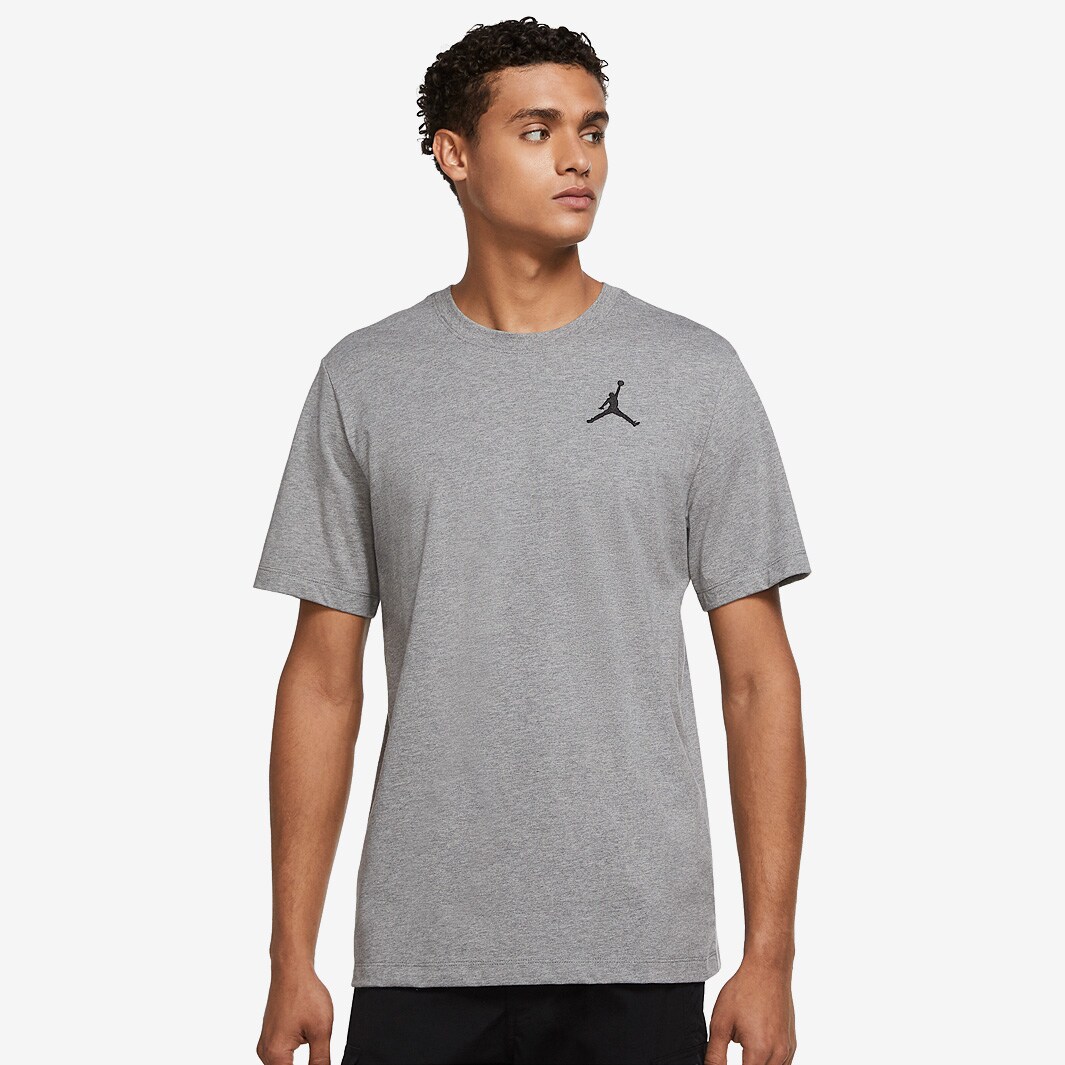 Jordan Jumpman Tee - Carbon Heather/Black - Mens Clothing | Pro:Direct ...