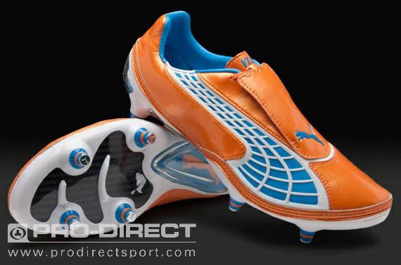 Puma - V1.10 ll SG - Mens Boots - Fluorescent Orange-Blue Aster-White ...