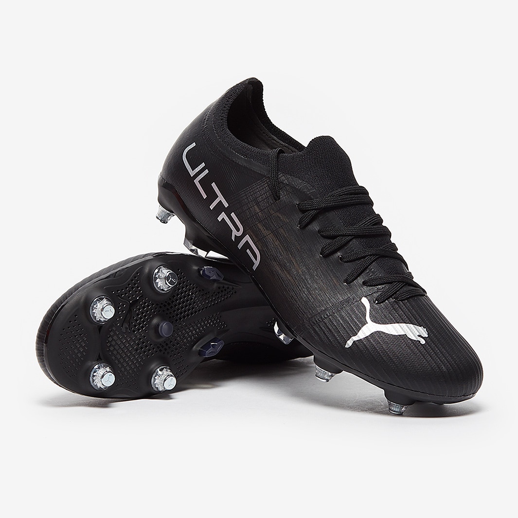 Puma Ultra 3.3 SG - Puma Black/Metallic Silver/Asphalt - Mens Boots ...