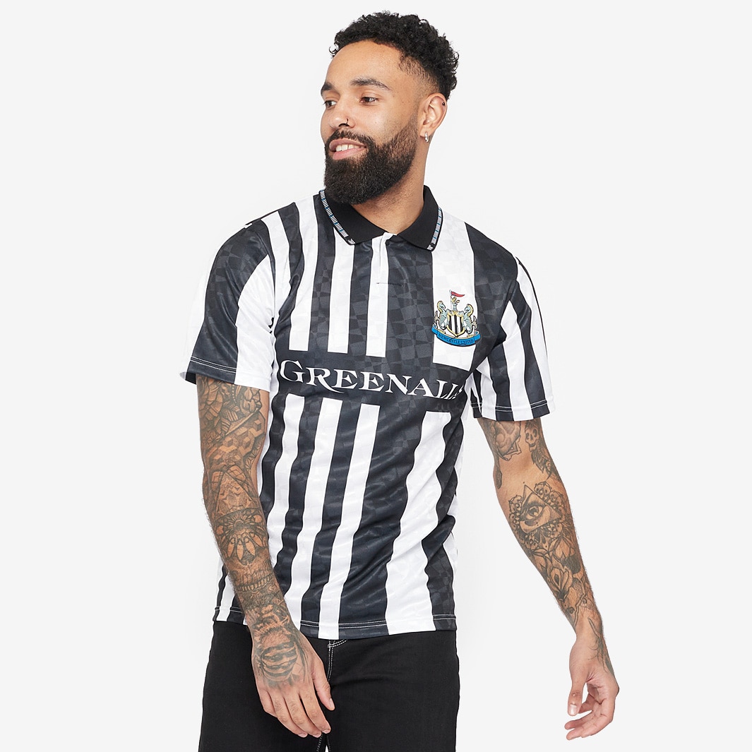 Score Draw Newcastle United 1990 Shirt - Black/White - Mens Replica ...