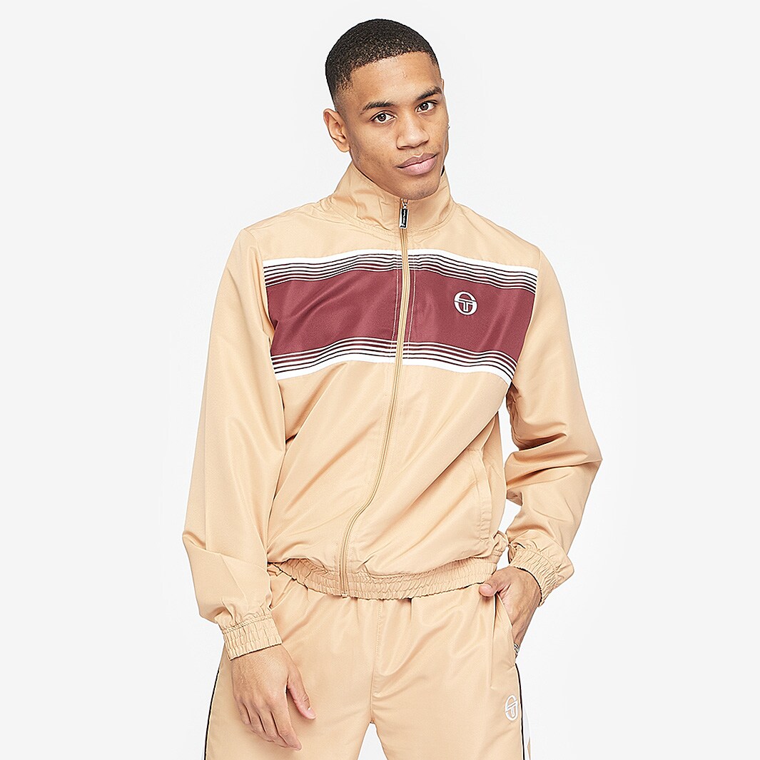 Sergio Tacchini Paolo Track Top - Doe - Tops - Mens Clothing