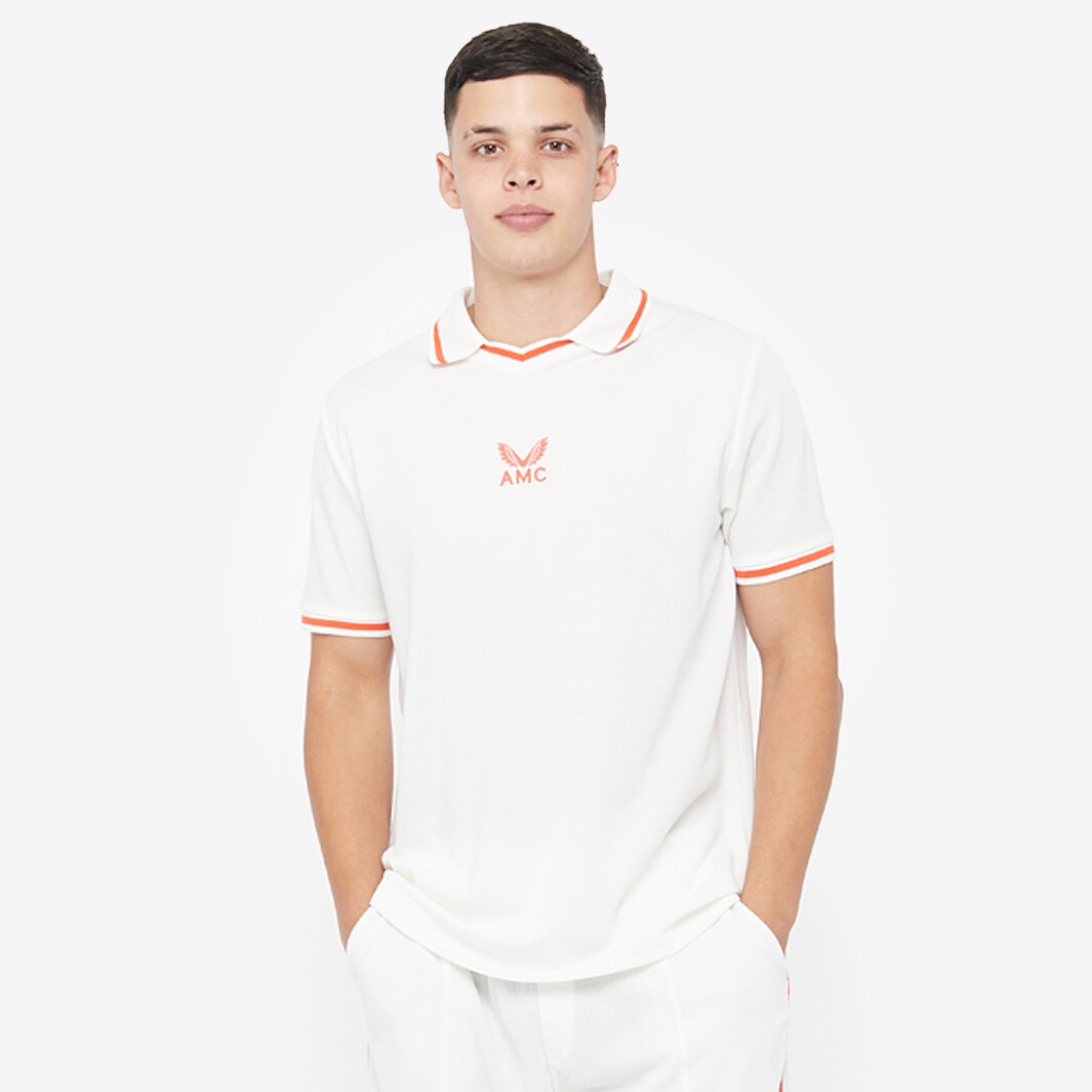 Castore AMC Wimbledon Playing Polo - White - Mens Clothing