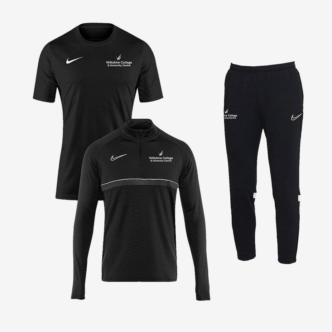 WCUC Sport & Exercise Science Mens Kit Pack - Black/White/Anthracite ...
