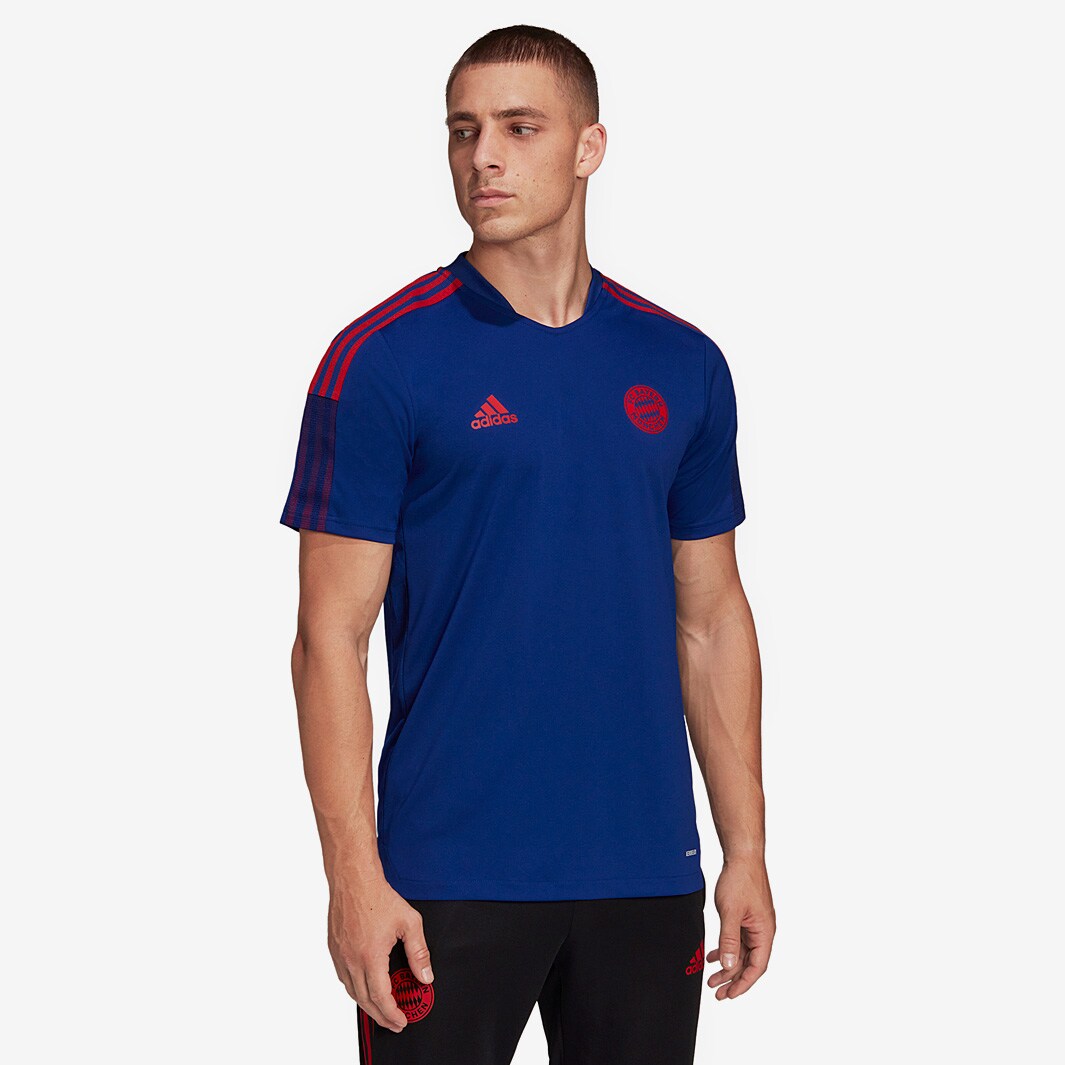Camiseta de entrenamiento adidas FC Bayern Munich 21/22 - Tinta/Rojo ...