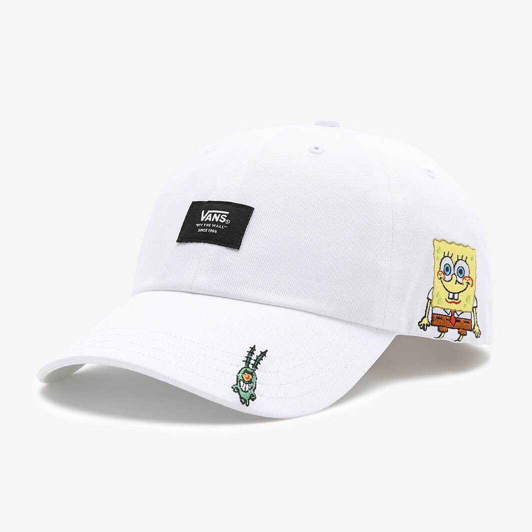 Vans x Spongebob Curved Bill Jockey - White - Hats & Caps - Accessories