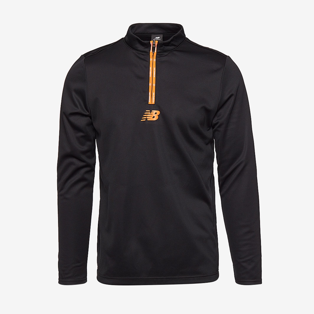 New Balance Graft 1/4 Zip - Jet Black - Mens Clothing