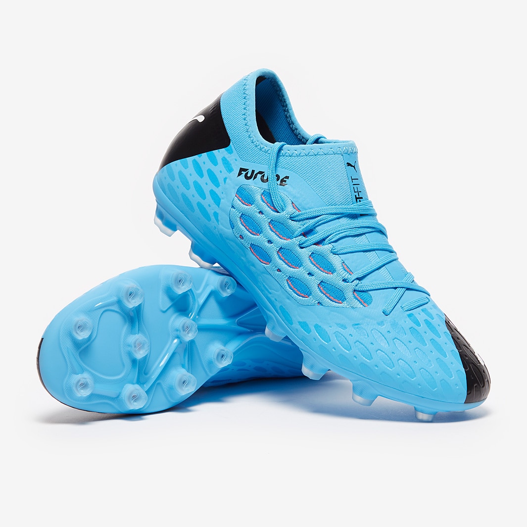 Puma Future 5.3 Netfit FG - Luminous Blue/Black/Pink Alert - Mens Boots ...