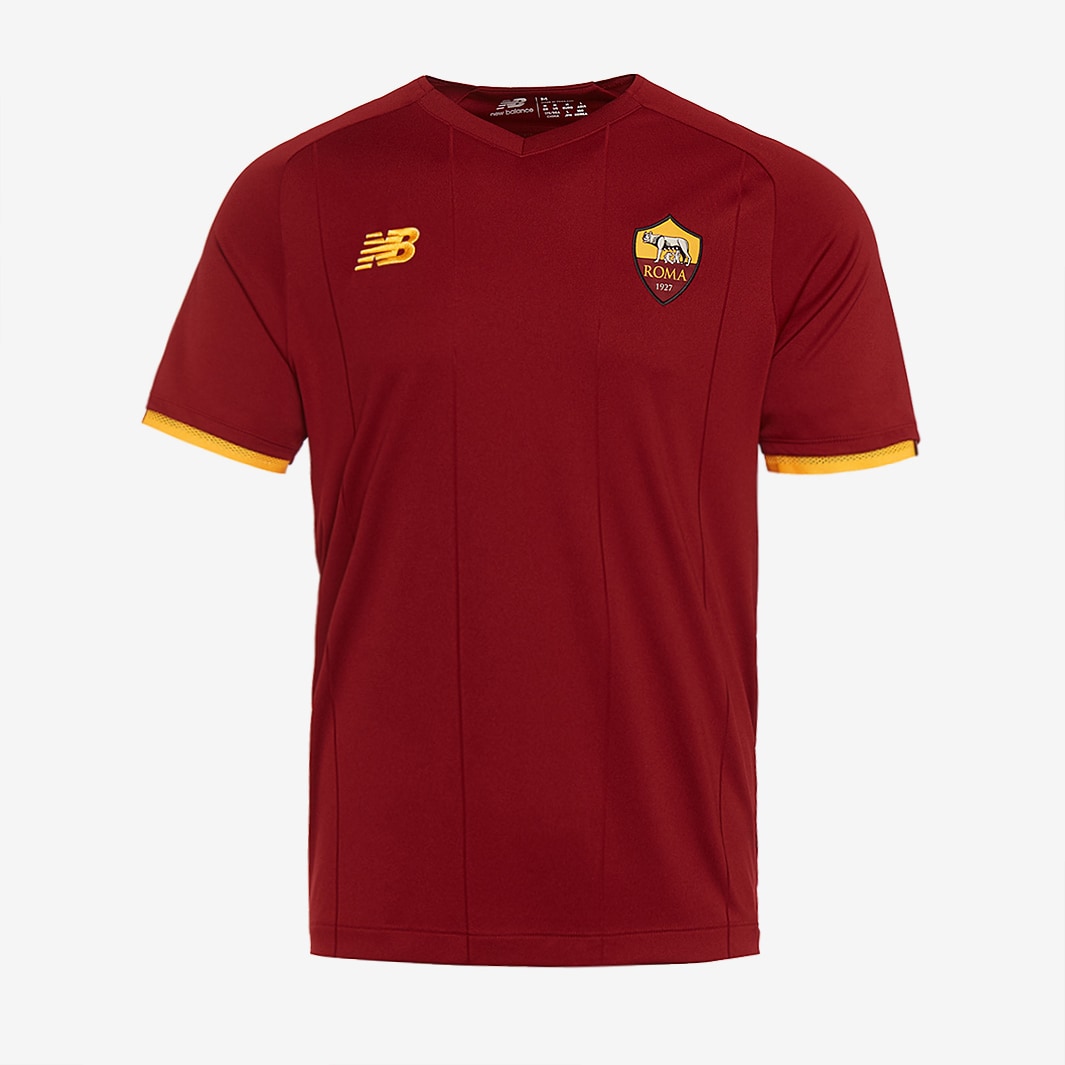 New Balance AS Roma 21/22 Home Jersey - Red - Mens Replica